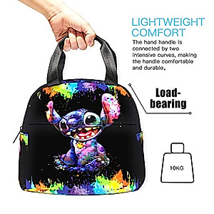 ESCONAL Cute Lunch Bag Portable Insulated Anime Lunch Box Tote Bags Thermal Cooler For Adults Women Men Work Picnic Travel