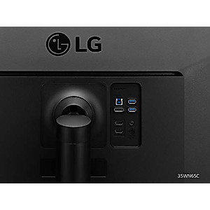 LG 35WN65C-B 35-inch-inch Curved UltraWide QHD HDR Monitor with FreeSync (Renewed)