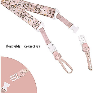 TSQ Shoulder Strap for iPad Cases Tablet Cases | Adjustable Removable Carrying Strap | Ultra Comfortable Replacement Shoulder Strap for Drop Protection for Kids Girls | Pink