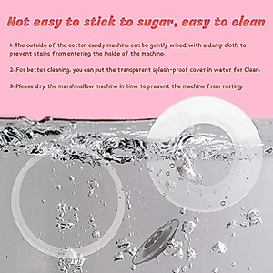 Cotton Candy Machine for Kids, Professional Cotton Candy Maker Machine BPA Free with 10 Cones and Sugar Scoop for Birthday Parties, Children's Day