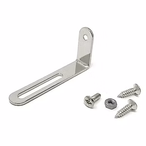 Vintage Forge Nickel Pickguard Mounting Bracket compatible with Gibson Epiphone Les Paul Electric Guitar with Screws LPB20-NKL