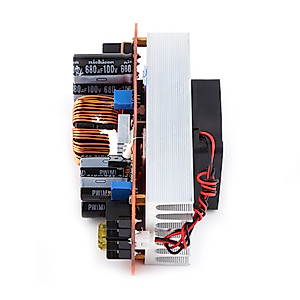 Oumefar 10-60V to 12-90V DC-DC Boost Converter with Fan 1500W 30A Step Up Power Supply Module with Fan for High Power LED Motors