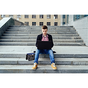 Fridge Pak 6 Can Cooler Bags Insulated Soft Cooler Lunch Bag for Men, Waterproof Leak Proof Cooler Bags, Blue on Grey