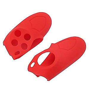 Protection Cover Antiskid 1 Pair Split for PS4(red)