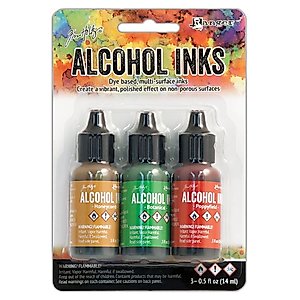 Ranger Adirondack Brights Alcohol Ink, 0.5-Ounce, Conservatory-Honey Comb/Botanical (TAK-B-40859)