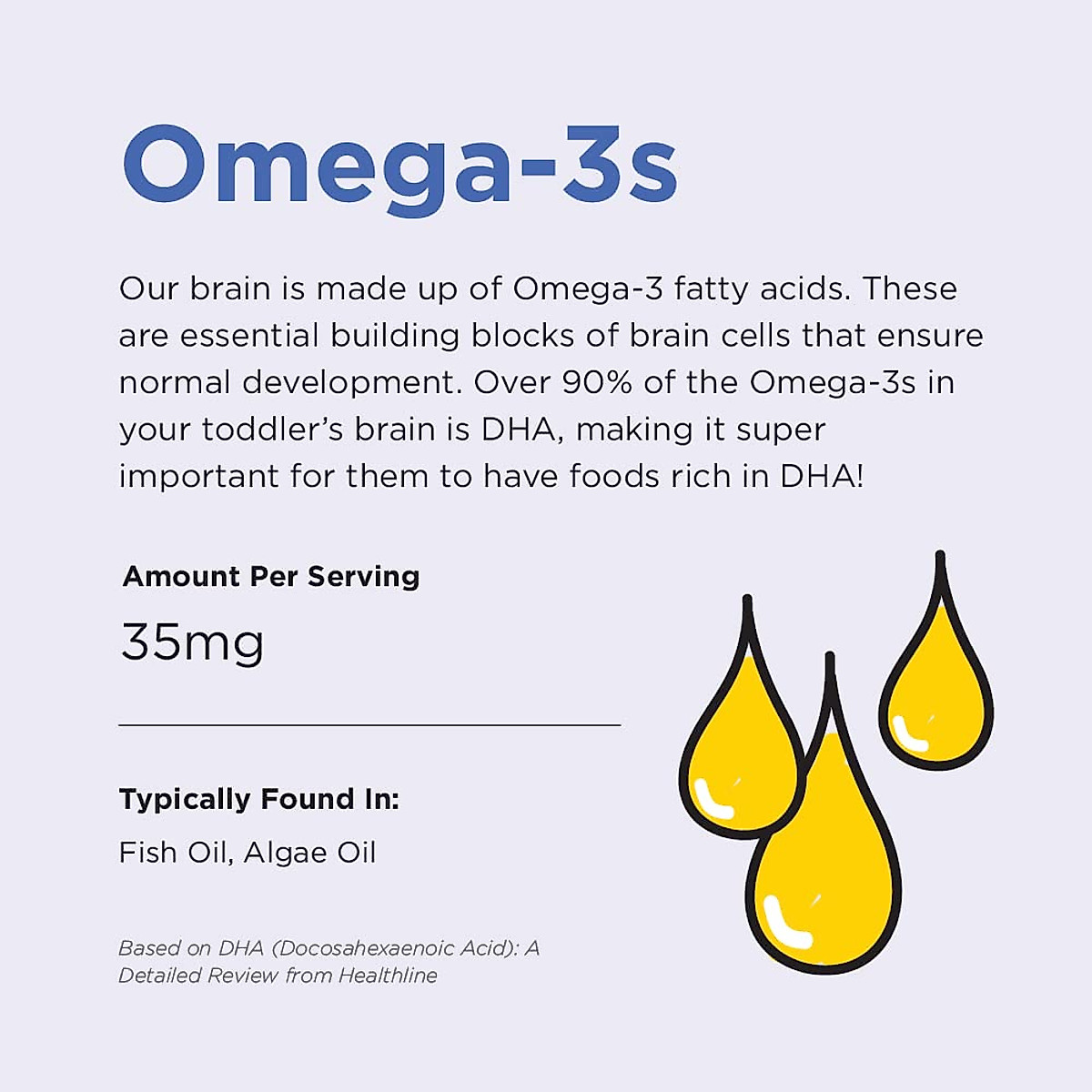 Little Brainiac Organic Fruit & Veggie Toddler Pouches, Apple, Spinach, Pear Puree with Omega-3s DHA/EPA and Choline, Clean Label, BPA-Free, Non-GMO, 3.5 oz, Pack of 12