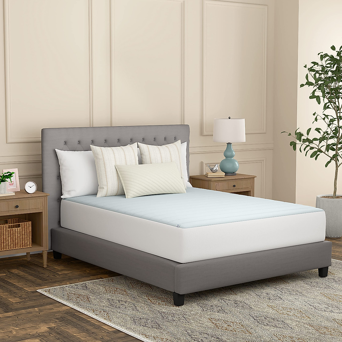 Sealy Mattress Topper, Waterproof Mattress Pad, Cool Touch Cooling Mattress Pad, King White