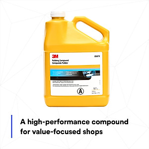 3M Rubbing Compound, 05974, Liquid Formula, 1 gal (3.78L)