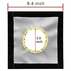 HTgears Pomoly Fireproof ove Jack Cloth With Chimney Hole For Wood ove Hot Tent Camping 9.4x9.4