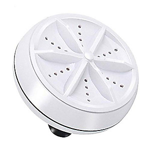 Ultrasonic Turbo Washing Machine Portable Travel Washer Air Bubble and Rotating Mini Washing Machine