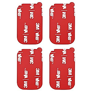 APPS2Car 3M Vhb Sticky Adhesive Pads Replacement Mounting Tape 4 Pcs, Dashboard Sticker Pads for Magnetic Phone Car Mount,Car Mount Adhesive,Double Sided 3M Adhesive Pads,Car Mount Sticker Tapes