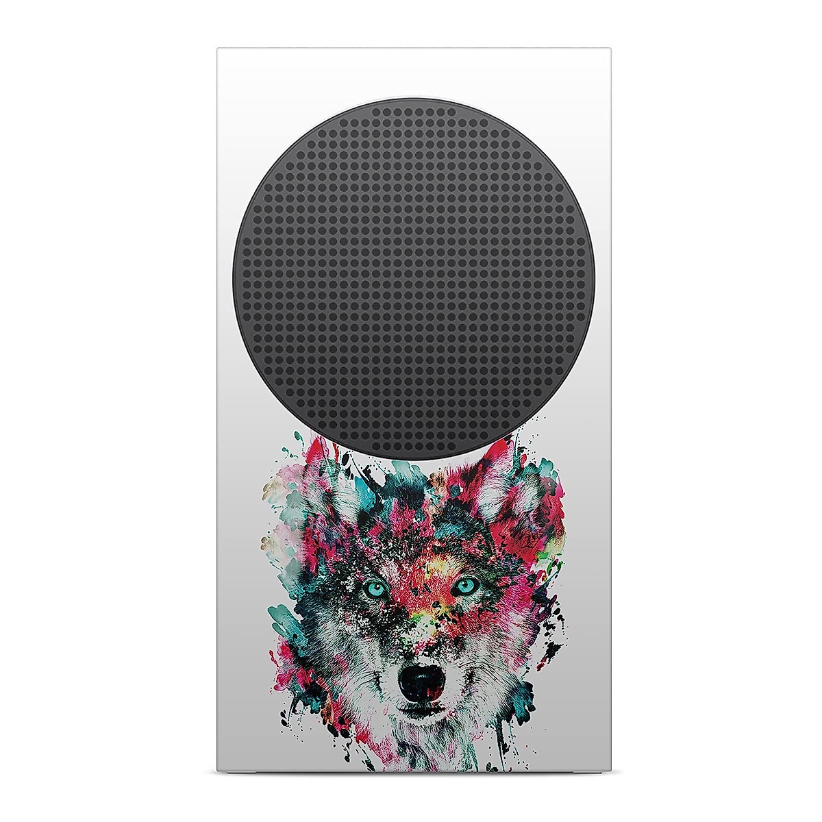 Head Case Designs Officially Licensed Riza Peker Wolf Art Mix Vinyl Sticker Gaming Skin Decal Cover Compatible With Xbox Series S Console and Controller Bundle