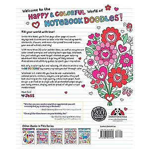 Notebook Doodles Love: Coloring & Activity Book (Design Originals) 32 Sweet Designs with Hearts, Rainbows, Quotes, and More, on Thick Perforated Paper - Beginner-Friendly, Uplifting Art Activities