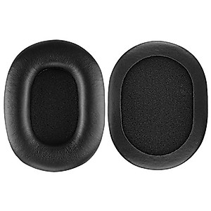 Geekria Earpad + Headband Compatible with Sony MDR-7506, MDR-V6, MDR-CD900ST Headphone Replacement Ear Pad + Headband Cover/Ear Cushion + Headband Protector/Earpads Repair Parts Suit (Black)
