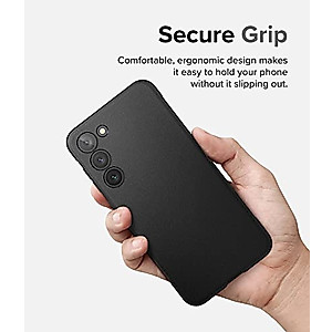 Ringke Onyx [Feels Good in The Hand] Compatible with Samsung Galaxy S23 Case, Anti-Fingerprint Technology Prevents Oily Smudges Non-Slip Enhanced Grip Precise Cutouts for Camera - Black