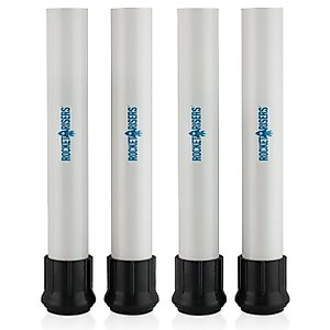 Rocket Risers Folding Table Risers - Make Your Folding Table a Counter Height Table - Set of 4 Table Leg Risers