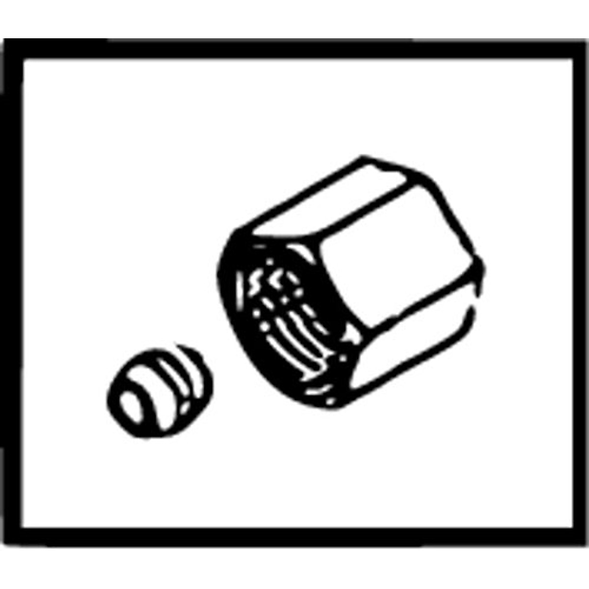 Compression Nut & Sleeve - 1/8" for Pelton & Crane RPK628