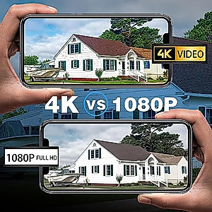 SWANN Master 4K 8 Channel Home Security Camera System, 2TB NVR, 4 PoE IP Cameras Outdoor, 8MP Wired Surveillance CCTV, Heat Motion Vehicle Detection, LED Light, 24/7 Recording Security Camera, 876804