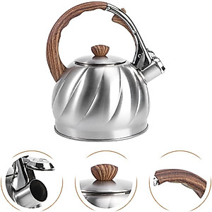 Tea Kettle For Stove Top Teapot For Stovetop Stainless Steel Whistle Teapot Kettle Whistling Tea Kettle For Gas Stove Tea Pot Stovetop