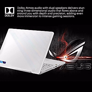 ASUS ROG Zephyrus Gaming Laptop 2023 Newest, 14" FHD 144HZ Display, AMD Ryzen 7 5800HS(Up to 4.4 GHz), NVIDIA GeForce RTX 3060 Graphics, 40GB RAM, 2TB SSD, Bluetooth, Wifi6, Windows 11 Home, White