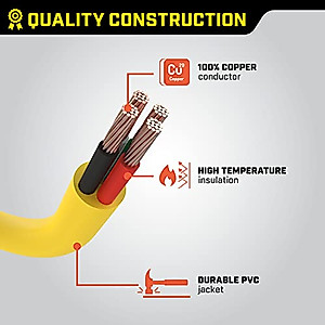 Champion Power Equipment 100827 Foot 30-Amp 125-Volt RV Generator Power Cord, (TT-30P to L5-30R)