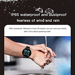 GBSELL Smart Watch, Health and Fitness Smartwatch with Heart Rate, Music, Alexa Built-in, Sleep and Swimming Waterproof, Tracking, Black/Carbon, Caller Id Bracelet (s and L Bands Included) (Black)