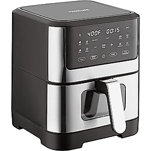 Frigidaire EAF601-BLACK 6L Easy-to-Use Digital Air Fryer, 8.2qt, Black