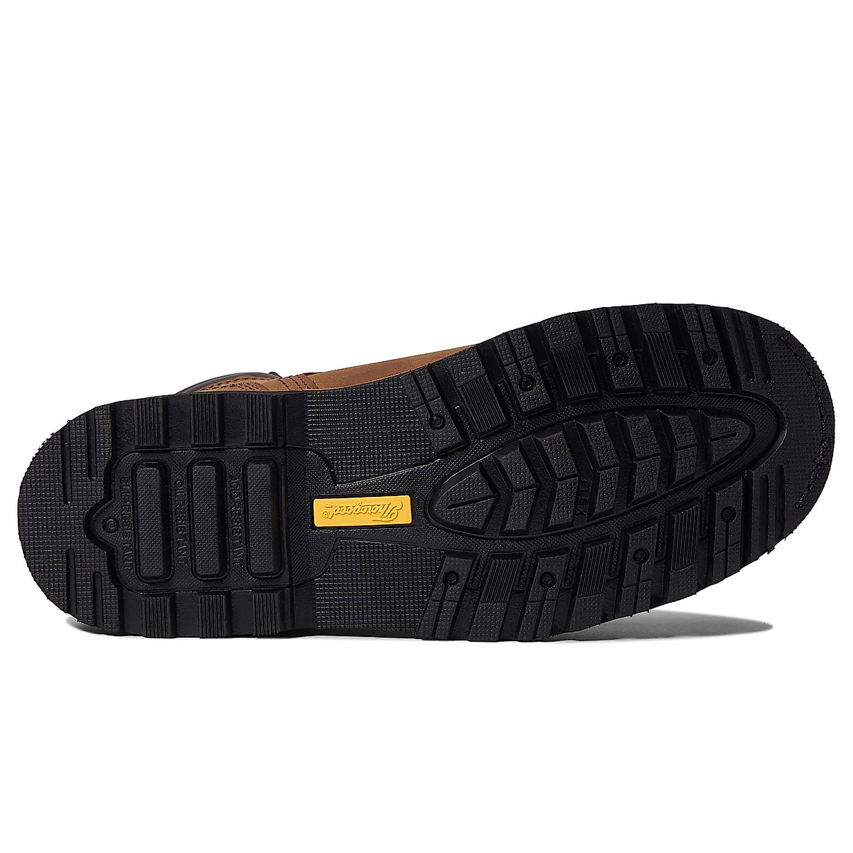 Thorogood V-Series 8” Waterproof Composite Toe Work Boots for Men - Premium Leather with Goodyear Storm Welt, Comfort Insole, and Chevron Traction Outsole; ASTM Rated, Brown Crazyhorse - 13 M US