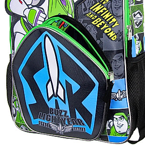 Toy Story Buzz Lightyear Die Cut 3D Character Design 16" Backpack