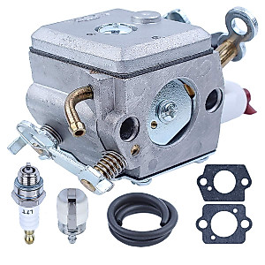 Adefol Carburetor Kit for Husqvarna 340 345 350 353 Chainsaw for Jonsered CS2141 CS2145 CS2147 CS2150 CS2152 Replaces ZAMA C3-EL18