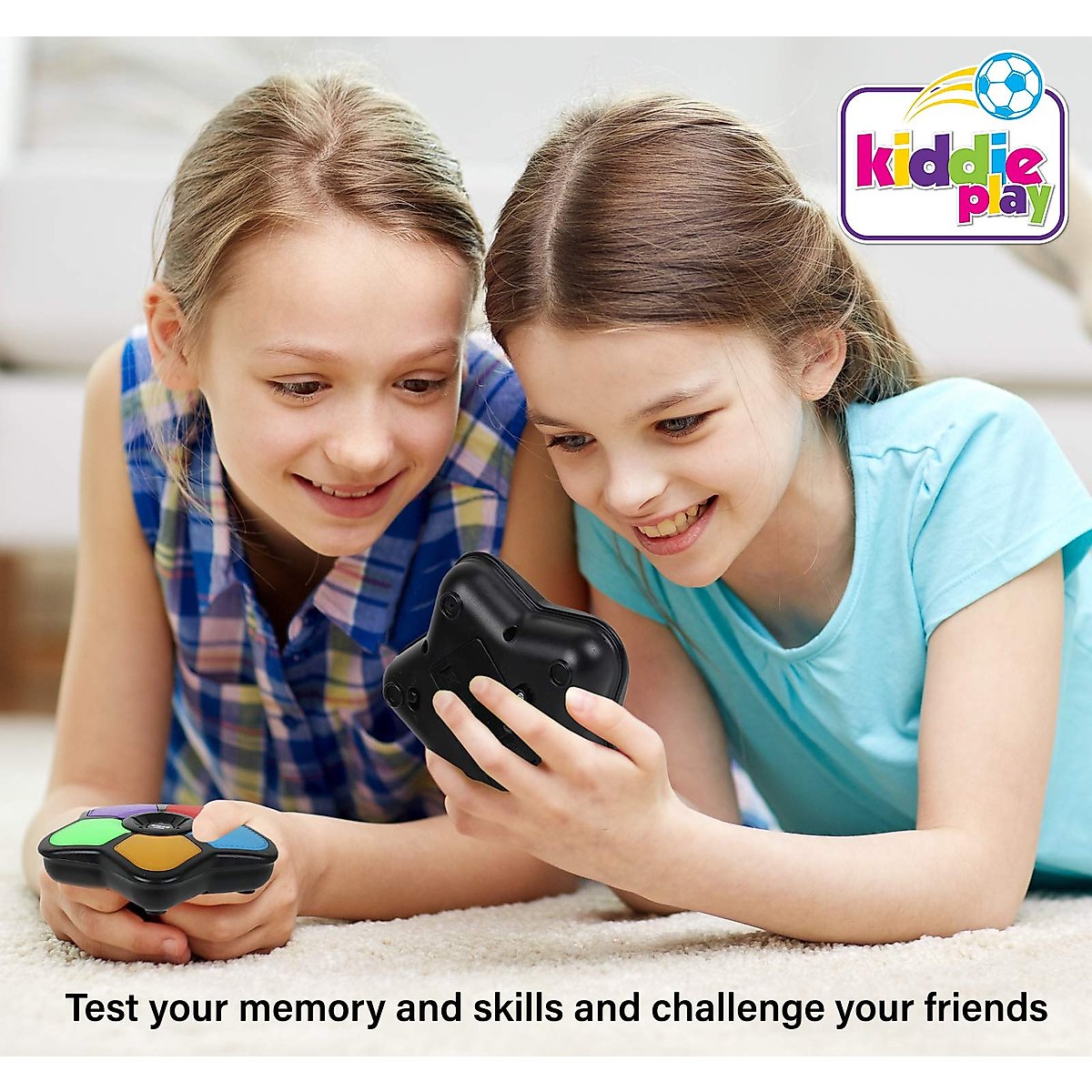 Kiddie Play Electronic Memory Game for Kids 3 and Up Repeat The Color Memorizing Toy