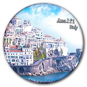 Italy Amalfi Fridge Magnet Refrigerator Stickers Decorative Magnet Travel Souvenir Crystal Glass