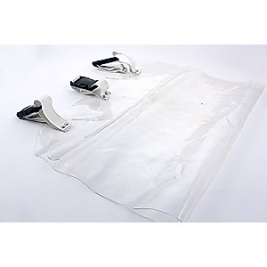 Airgoesin 2pcs Dental Chair Unit Foot Mat Cushion Pad Dustproof Toe Cover Plastic Protector Washable