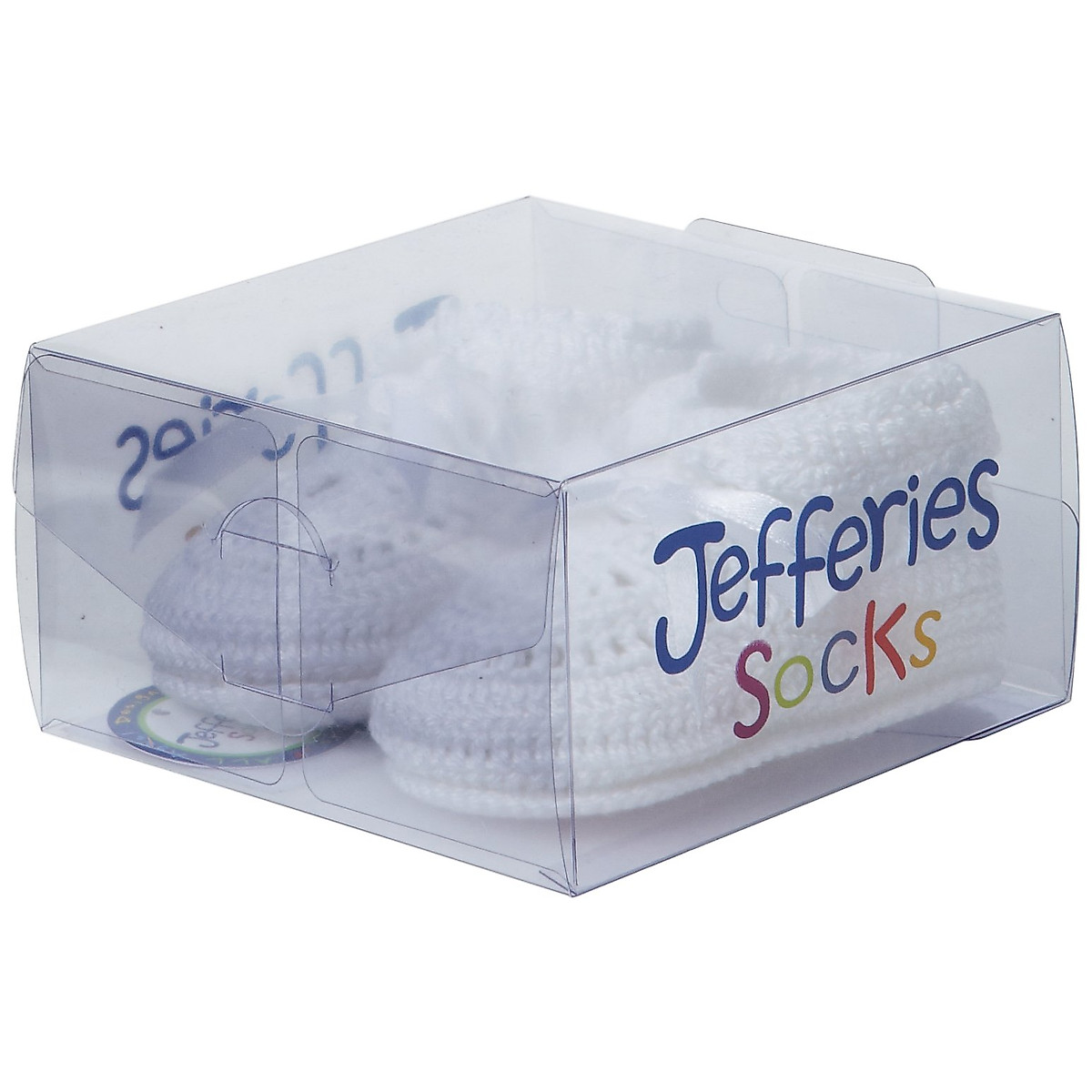 Jefferies Socks Baby Girls' Hand Crochet Bootie, White, Newborn (2681)