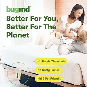 BugMD Bed Bug Trap (1 Pack, 12 Traps) - Interceptors, Bed Bug Prevention, Glue Traps, Insect Trap Indoor, Bed Bug Sticky Traps