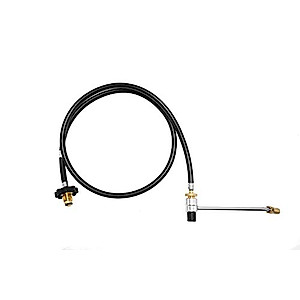 LS'BABQ 5 Ft Propane Adapter Hose 1 lb to 20 lb Converter and Gas Regulator fit for Coleman Propane Gas Stoves 5430 Grills, Gas Stove Regulator Part Connector Fitting Replacement Kit