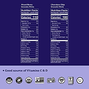 MadeGood Granola Minis Chocolate Chip & Mixed Berry 28pk