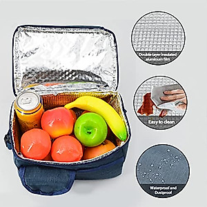 MOSTCOS Cooler Lunch Bag 8.5L Leakproof Lunch Tote for Women/Men, Freezer Lunch Box Carrying Bag for Work Picnic Hiking