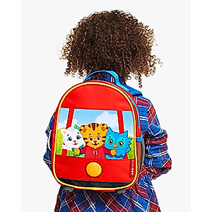 Skip Hop x Daniel Tiger Mini Toddler Backpack, Preschool Ages 1-4, Trolley Friends
