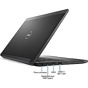 Dell Latitude 7390 13.3" FHD Touchscreen Laptop, Intel Core i7-8650U, 16GB DDR4 RAM, 512GB NVMe M.2 SSD, Backlit Keyboard, CAM, Windows 10 Pro (Renewed)