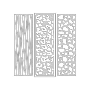 Sizzix Thinlits Die Set 4 Pack Wild Thing by Sharon Drury, Multicolor