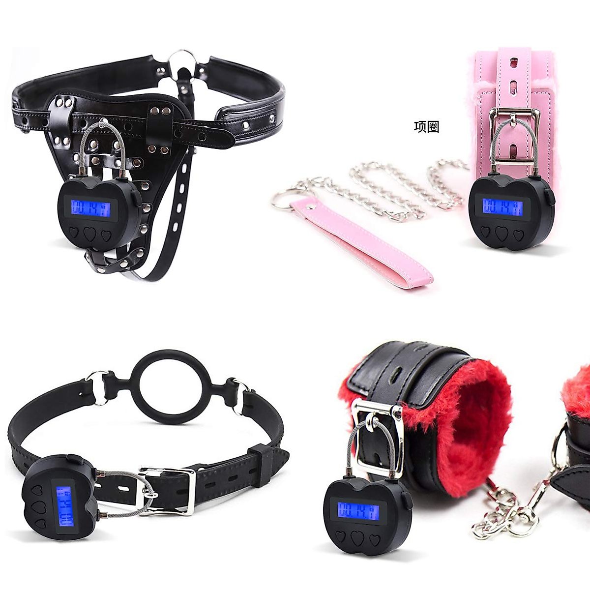 Security Padlock Electronic Timer Lock Behavioral Habit Aid Multi-Purpose Game Lock,Lock Up Addictive Objects Such As Cigarettes, Drugs, Cell Phones or Snacks. Suitable for Kitchens, Gyms, Schools