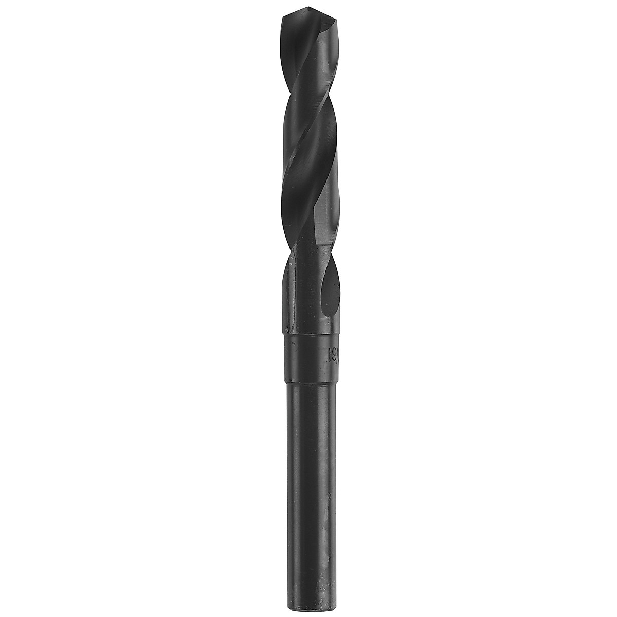 BOSCH BL2164 1-Piece 37/64 In. x 6 In. Fractional Reduced Shank Black Oxide Drill Bit for Applications in Light-Gauge Metal, Wood, Plastic