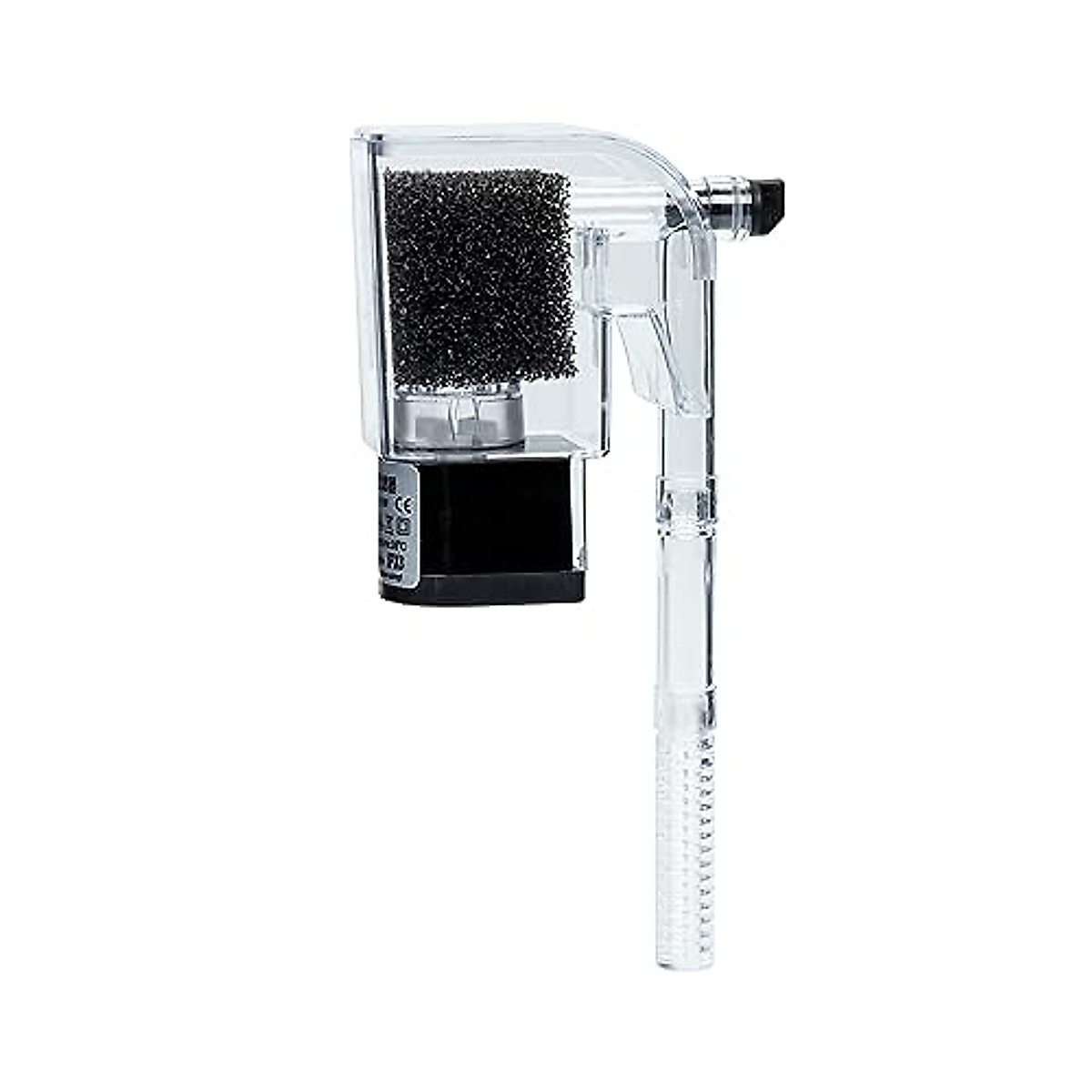 EmmaWu 50 GPH Mini Aquarium Hang-on Filter Ultra-Quiet Betta Fish Turtle Tank Filter