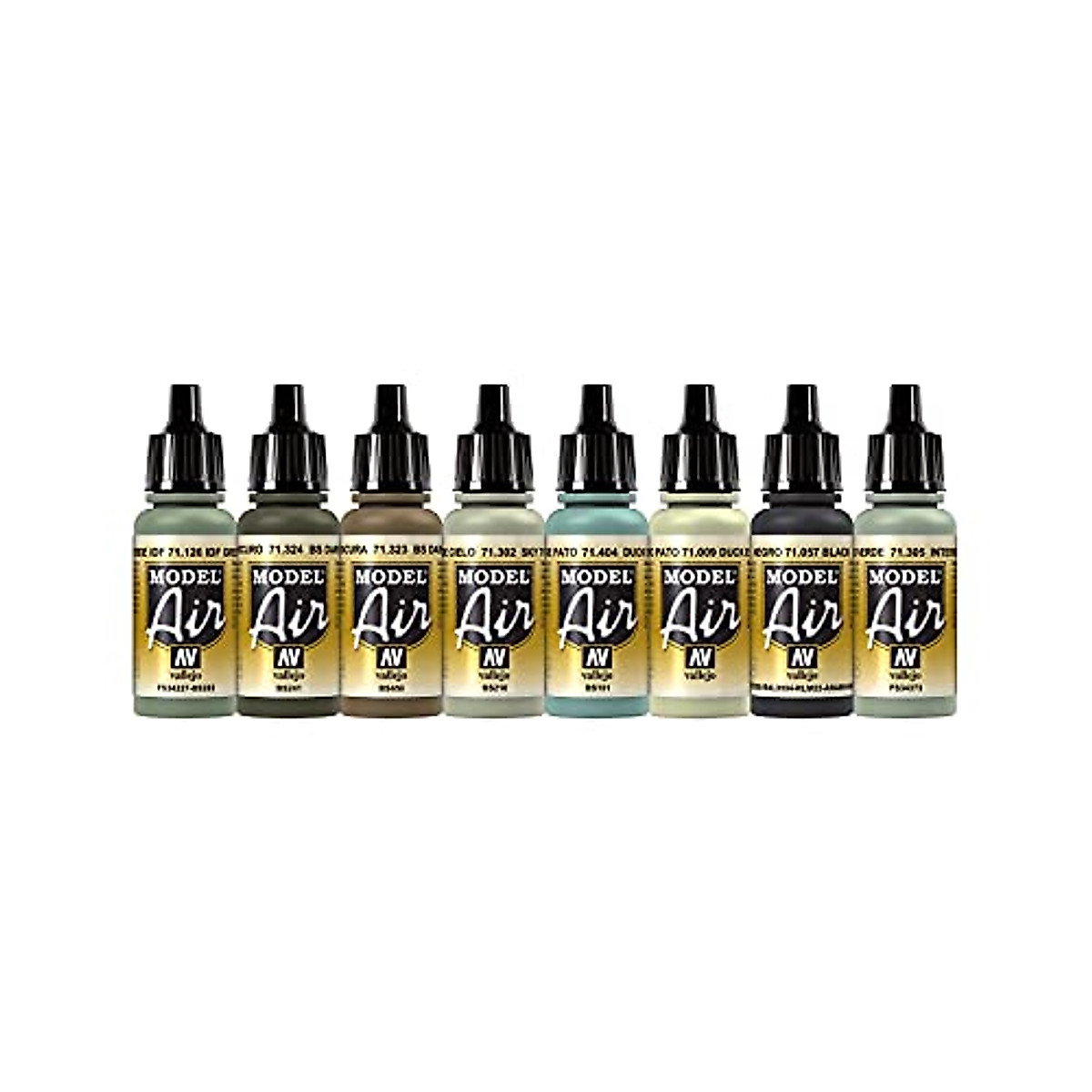 Vallejo RAF Colors Special Battle of Britain 'Air War Color Series' Model Paint Kit, contains 8 x 17ml bottles