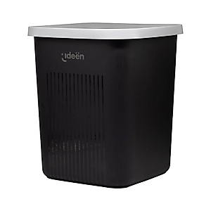 IDEËN 26cm Black/White Trash Can -