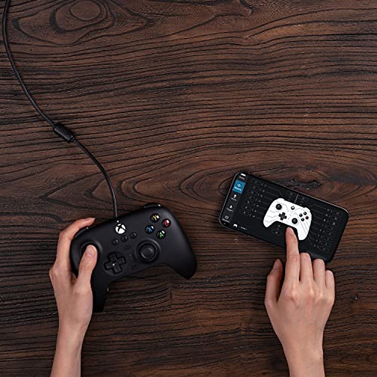 8Bitdo Ultimate Wired Controller for Xbox Series X, Xbox Series S, Xbox One, Windows 10 & Windows 11 - Officially Licensed (Black)