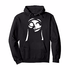 Disney The Nightmare Before Christmas Sally Big Face Pullover Hoodie
