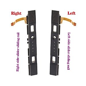 Left, Right LR Slider with Sensor Flex Cable for Switch Joy-Con Controller Flex Cable Retention Parts Replacement (Left + Right)
