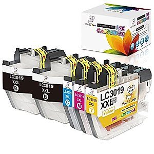 Miss Deer LC3019 XXL Compatible Ink Cartridge Replacement for Brother LC3019 LC3017 XXL LC3017 Work with Brother MFC-J5330DW MFC-J6730DW MFC-J6930DW MFC-J6530DW MFC-J5335DW(2BK/C/M/Y)